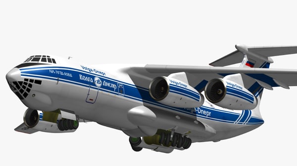 ilyushin il-76 3d model