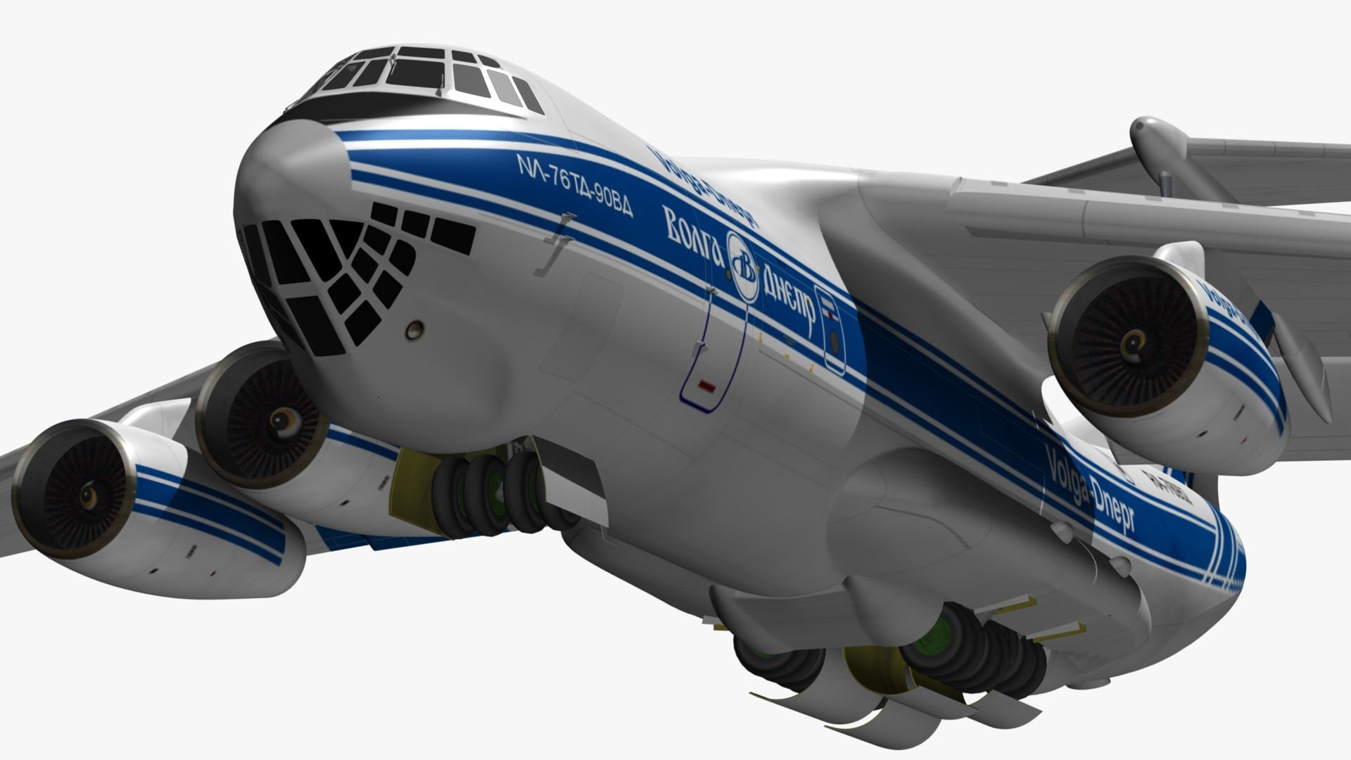 ilyushin il-76 3d model