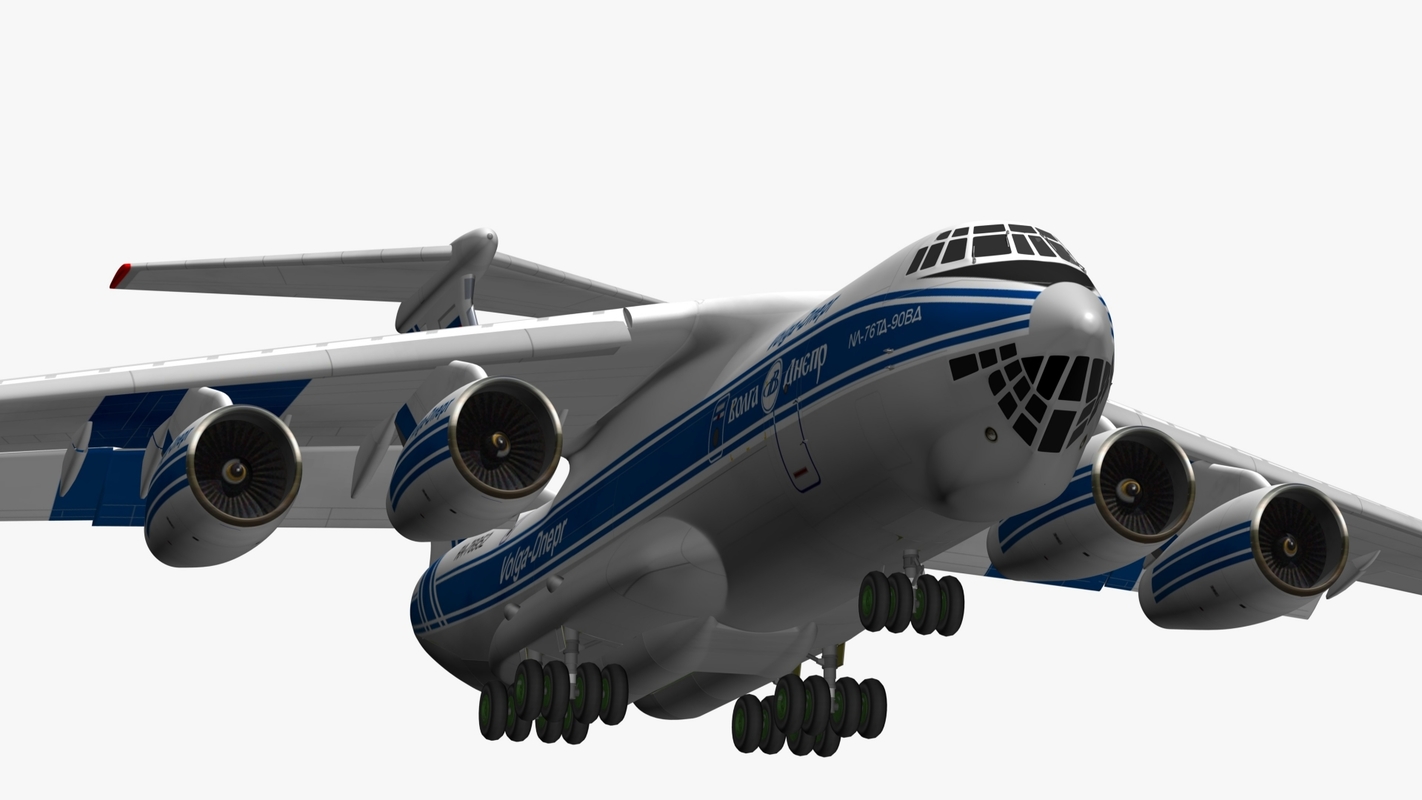 ilyushin il-76 3d model