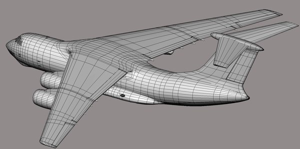 ilyushin il-76 3d model
