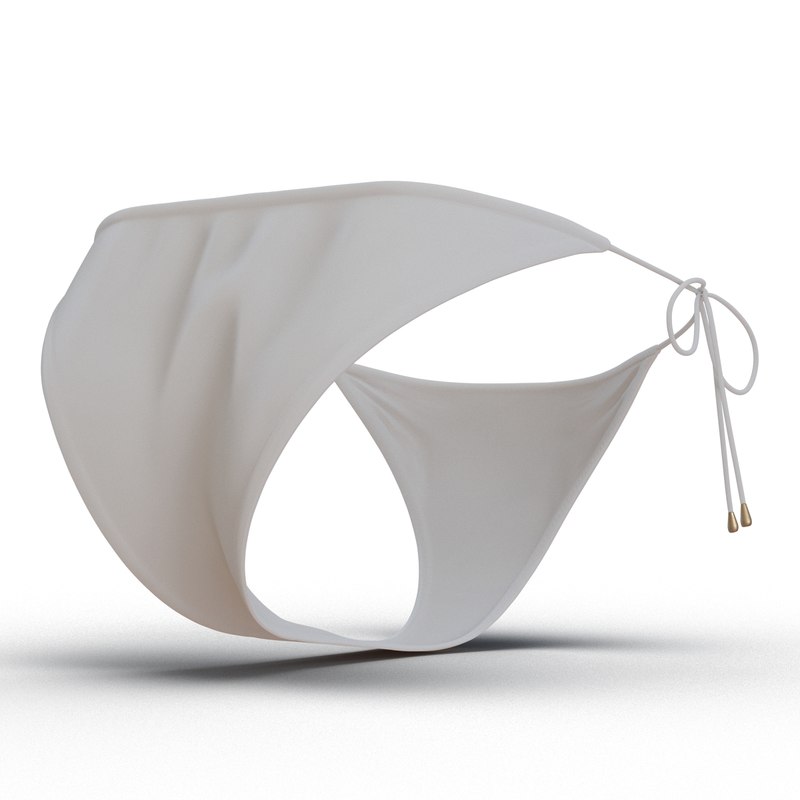 3d Womans Panties Model