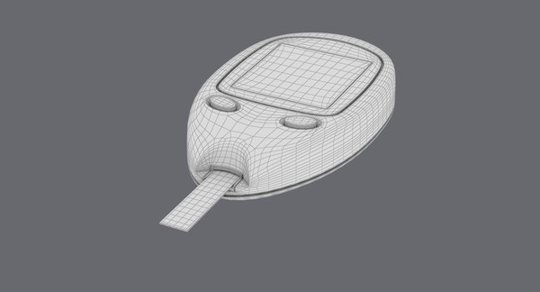 3d model glucose monitor