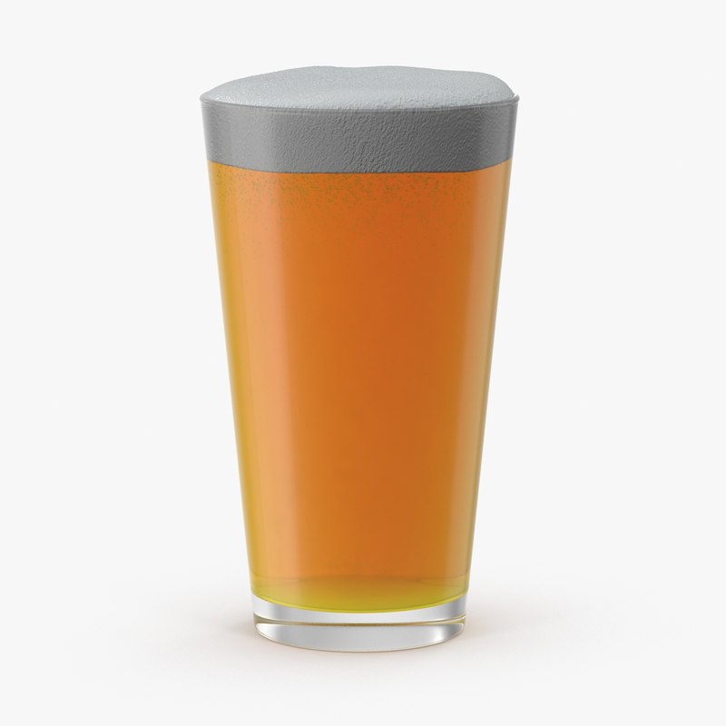 pint glass 3d model