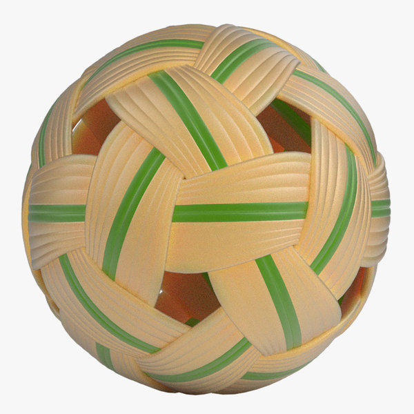 rattan ball obj