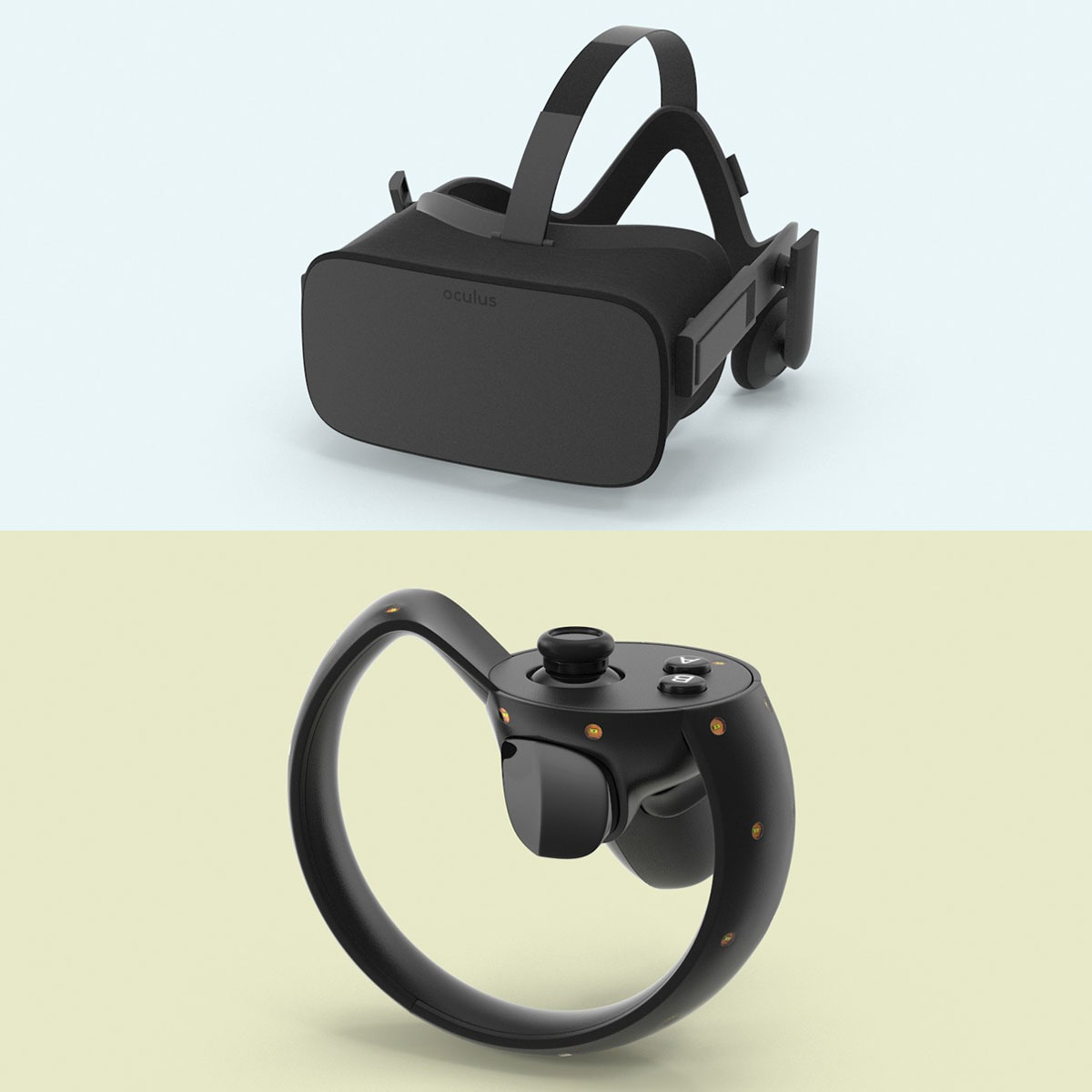 oculus rift set 3d model