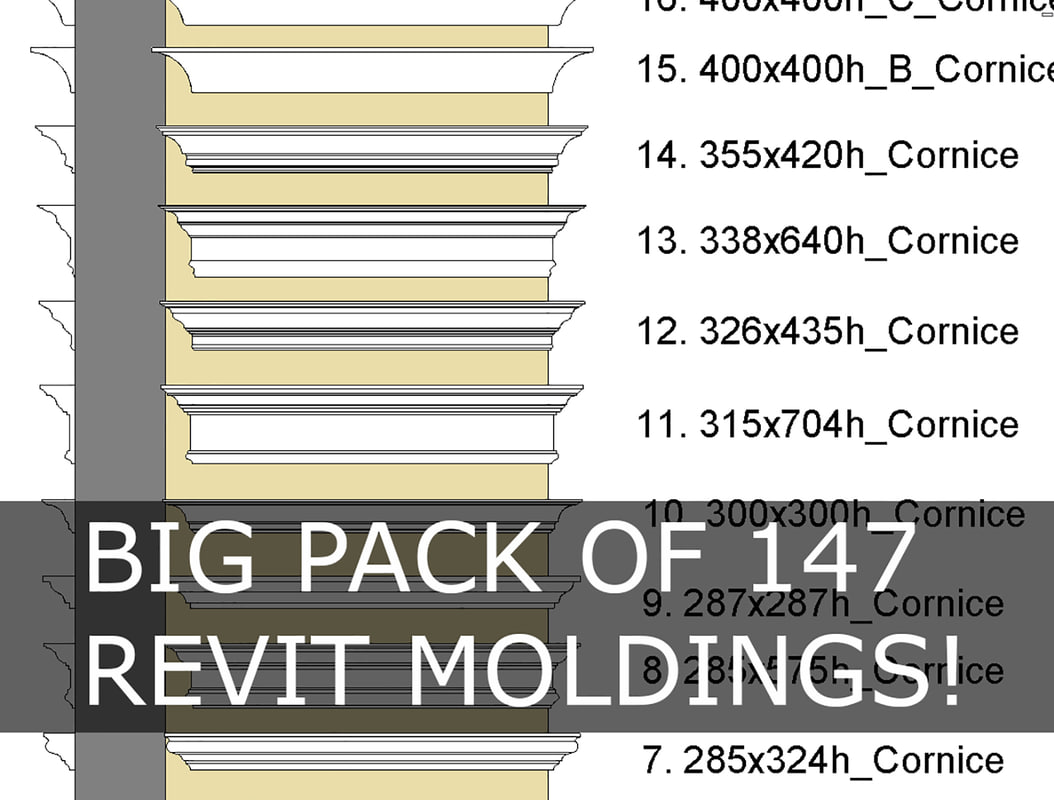 modelo 3d Revit MOLDURAS - TurboSquid 1014813