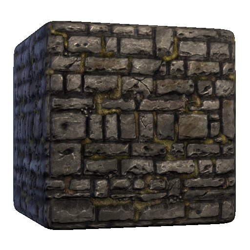 Allegorithmic Substance Mossy Bricks C