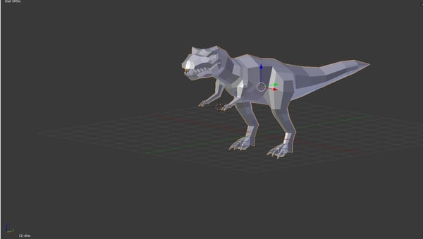 3d dinosaur blender