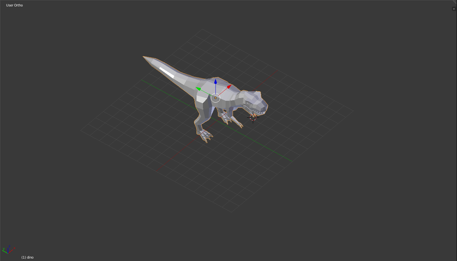 3d dinosaur blender