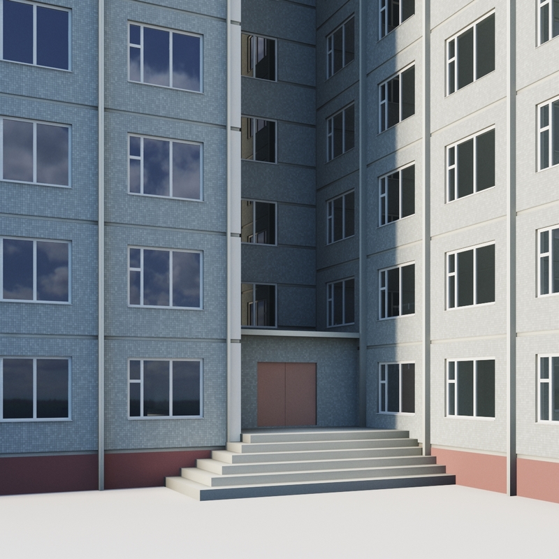 modèle 3D de Bâtiment résidentiel - TurboSquid 1014863