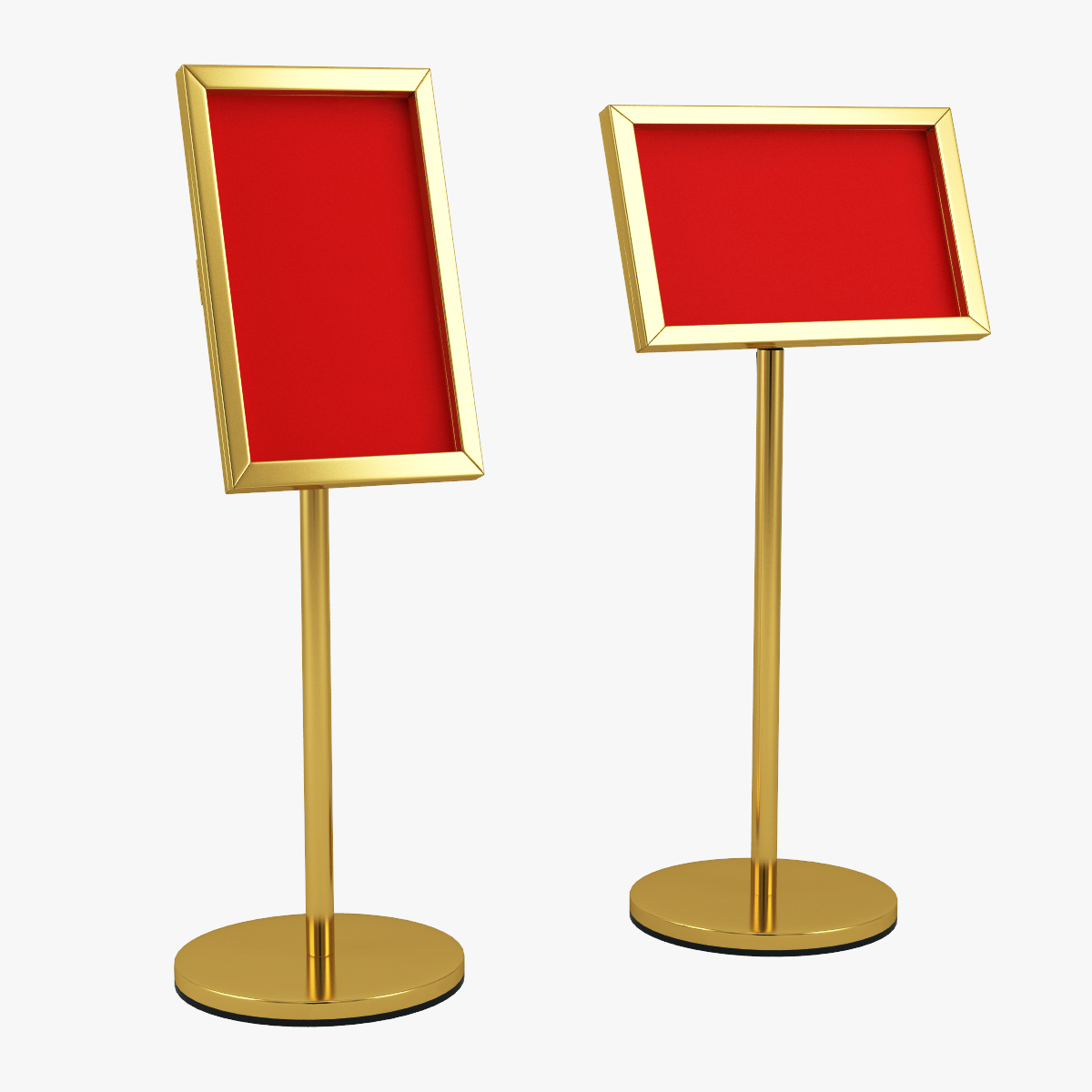 3d signstand stand