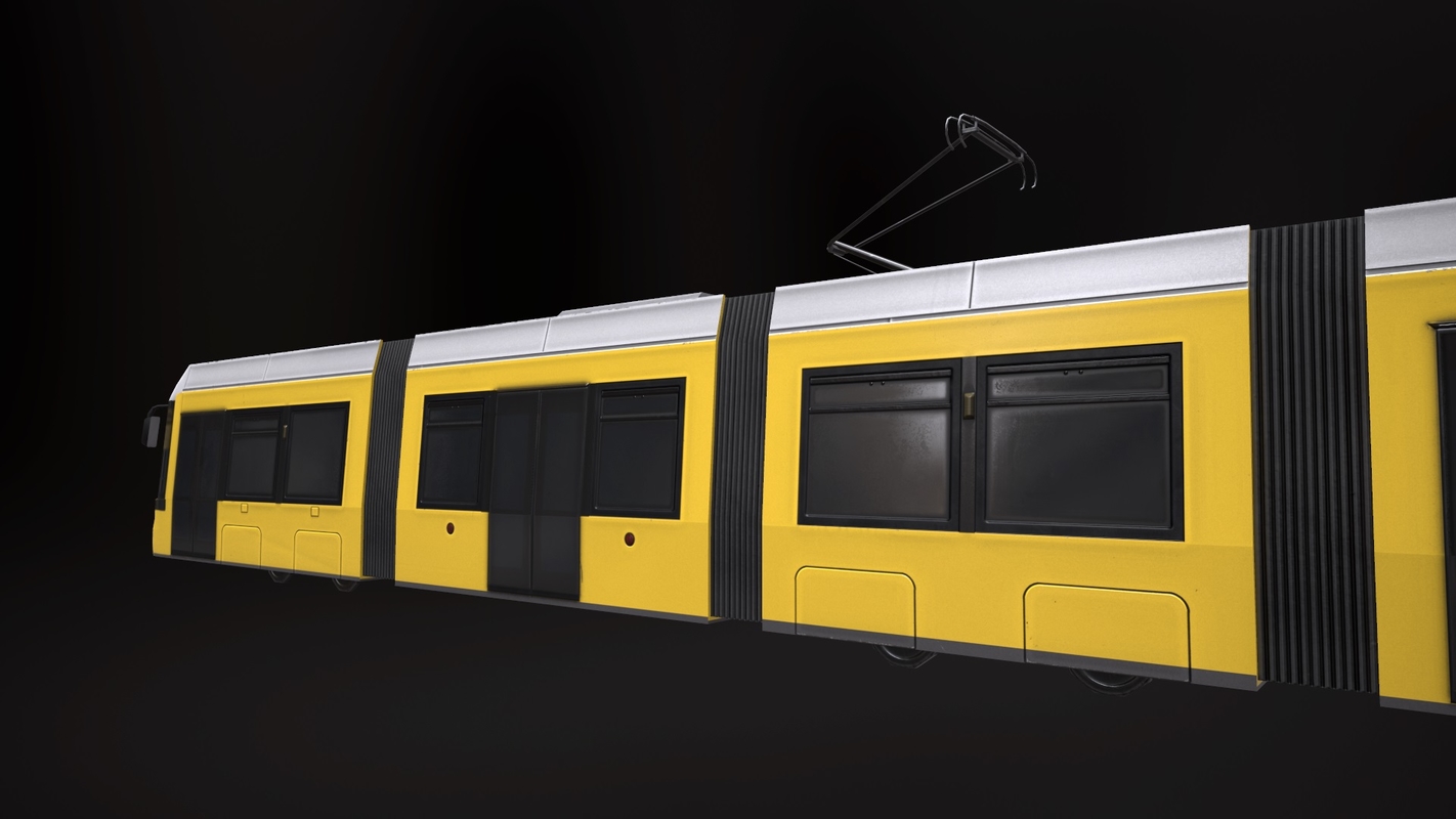 Bombardier Flexity Berlin Straßenbahn 3D-Modell - TurboSquid 1015081