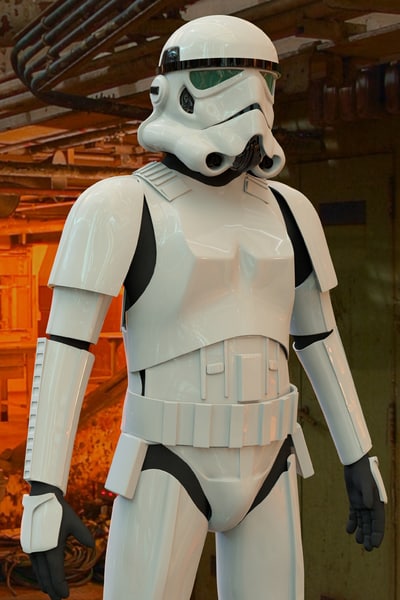 3d rigged storm trooper model