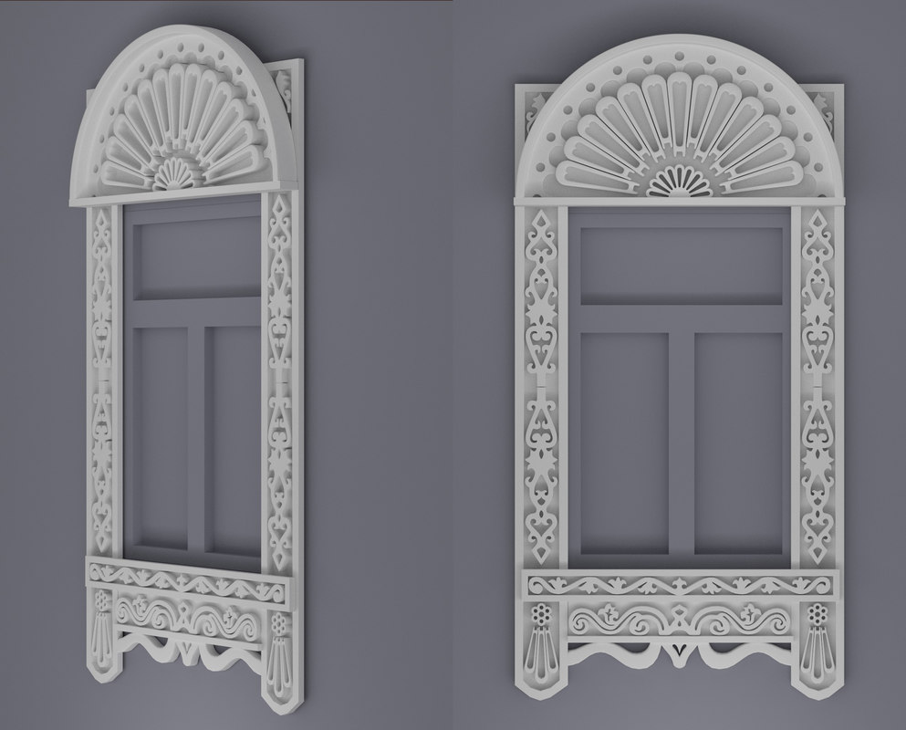 3d window frames