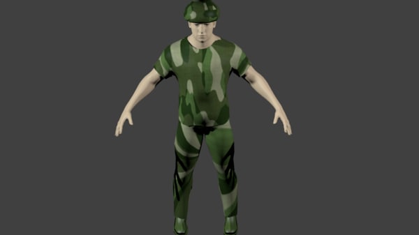 Blender Soldier Models | TurboSquid