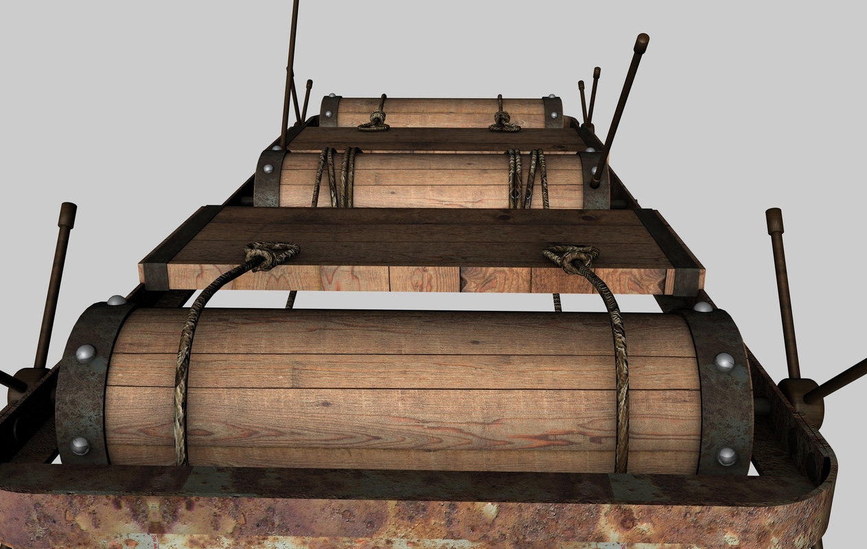 3d model rack torture devices