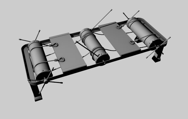 3d model rack torture devices