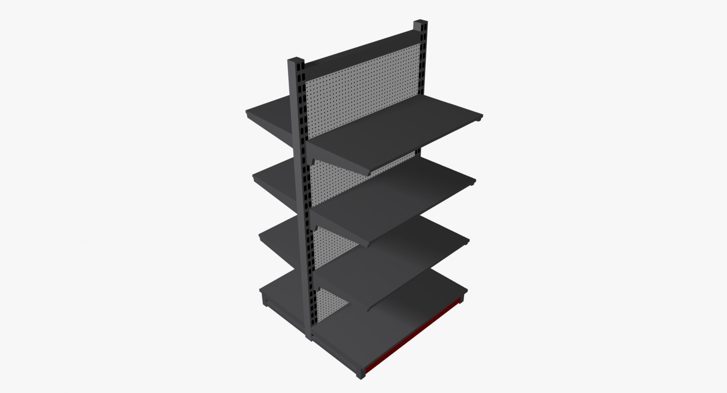 3d model display rack