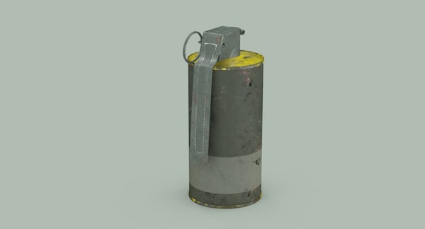m18 smoke grenade 3d model
