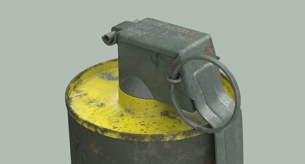 m18 smoke grenade 3d model