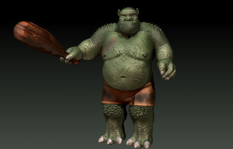 3d model troll