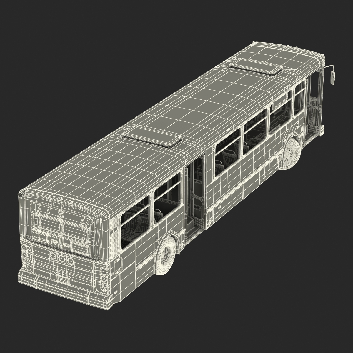 3d model orion v transit bus