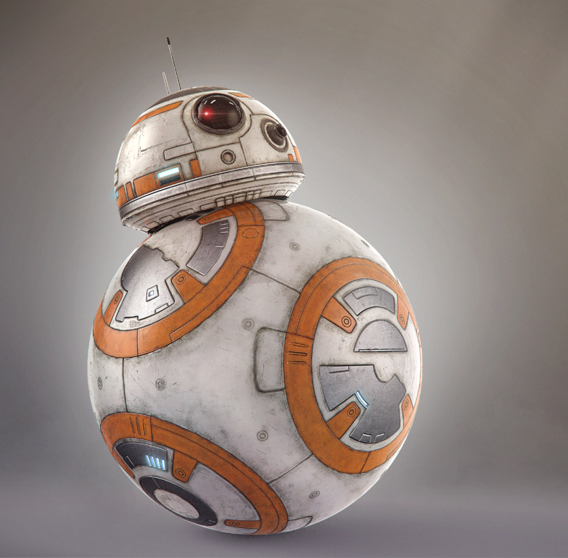bb-8 bb8 3d 3ds