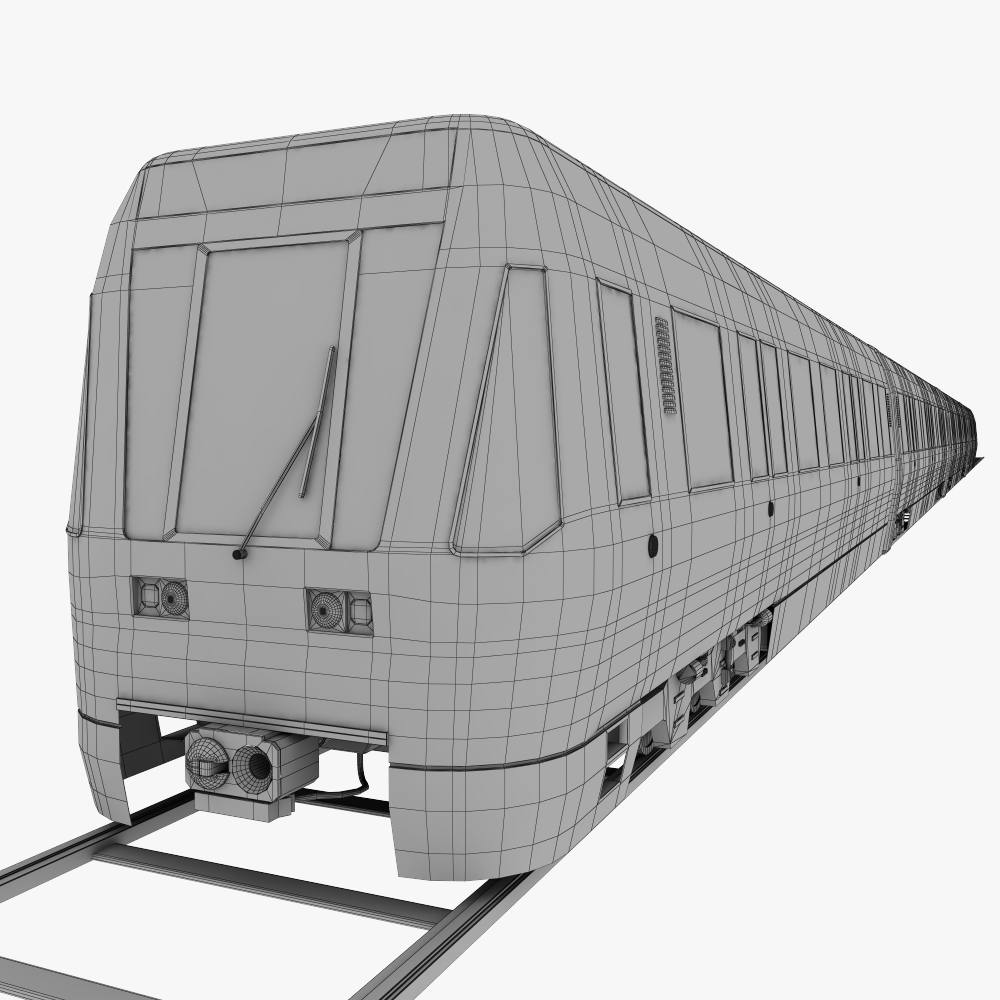 U-Bahn-Zug 2 3D-Modell - TurboSquid 1016253