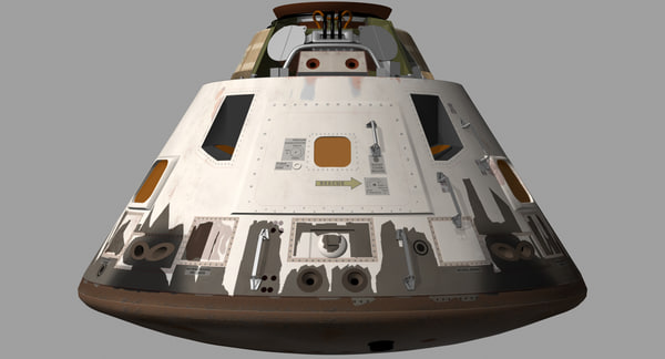 reentry apollo command module 3d model