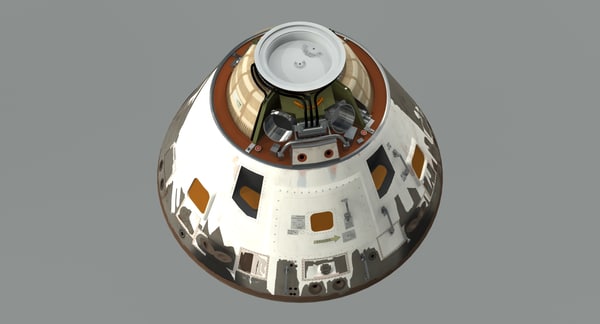 reentry apollo command module 3d model