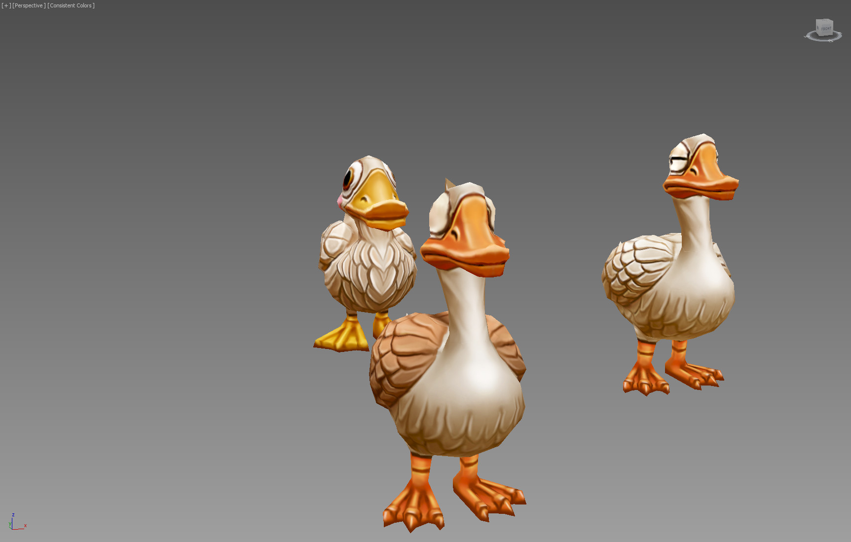 duck 3d max