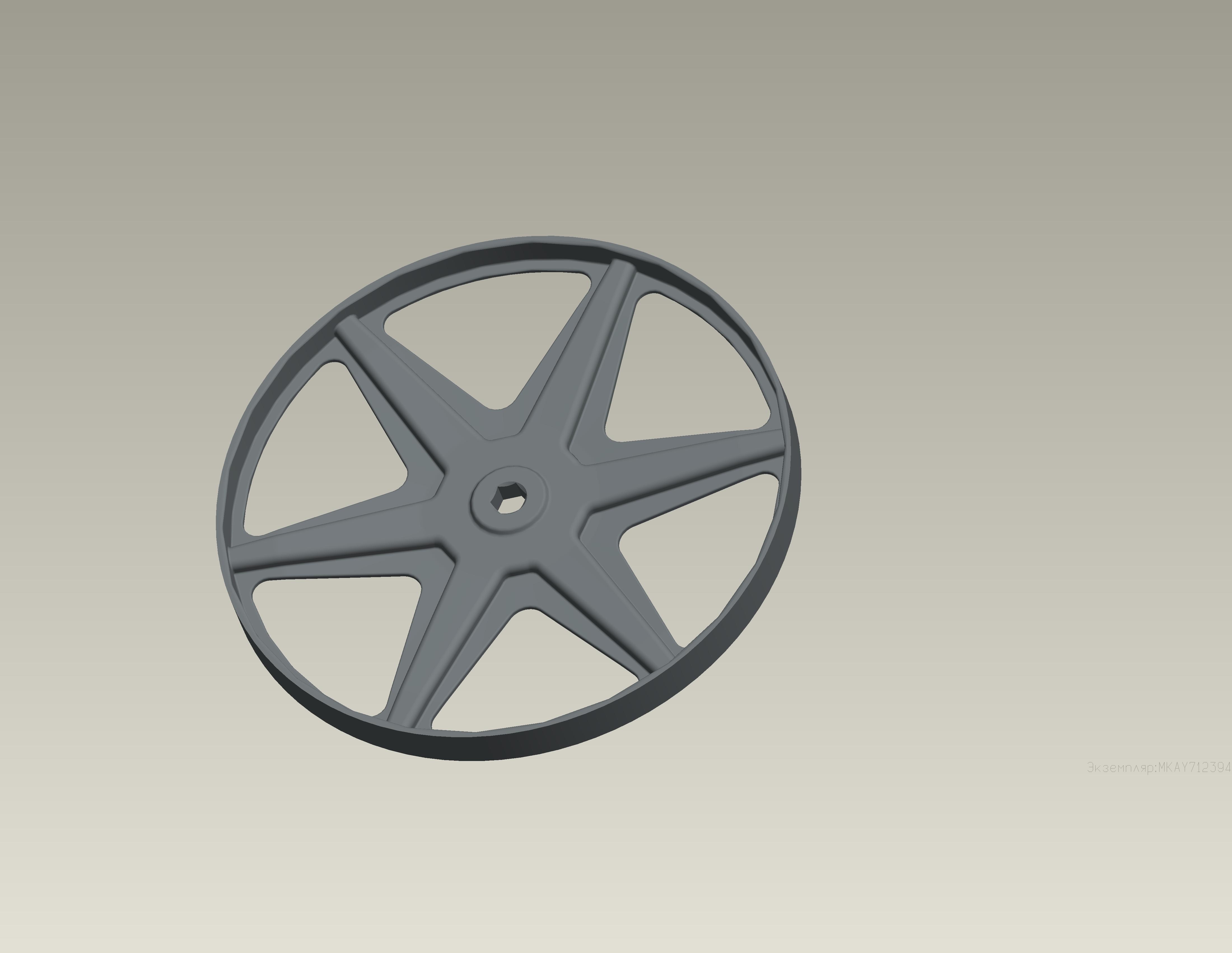 3d model pulley