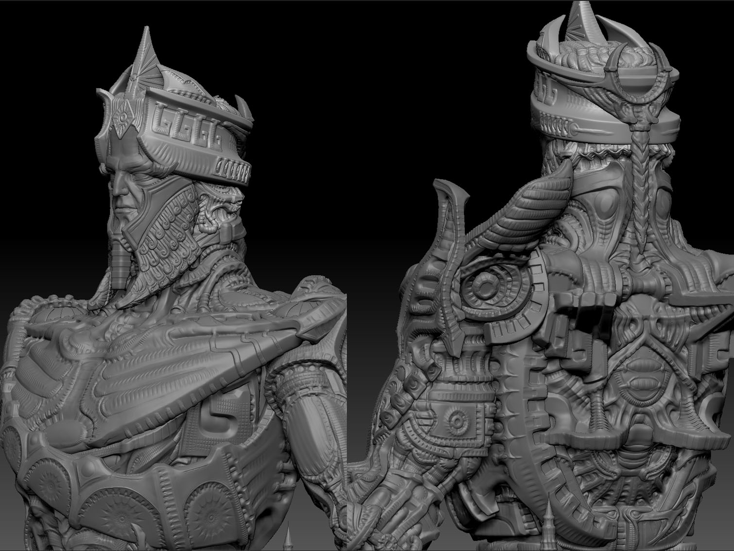 free characters gods 3d model