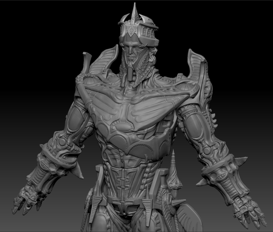 free characters gods 3d model