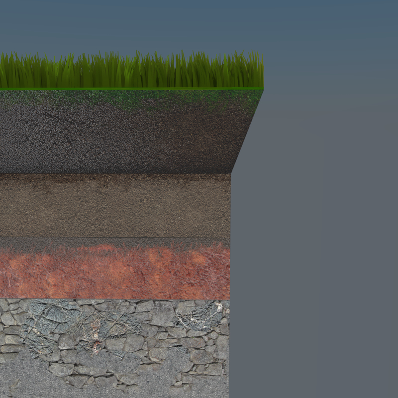 3d soil sections