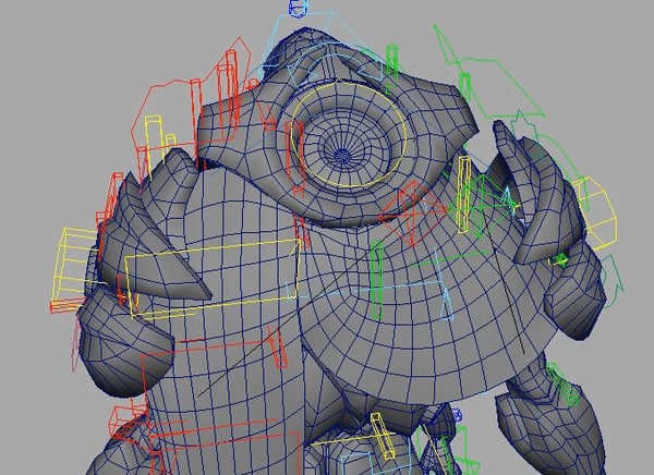 3d model rig 2014 animation
