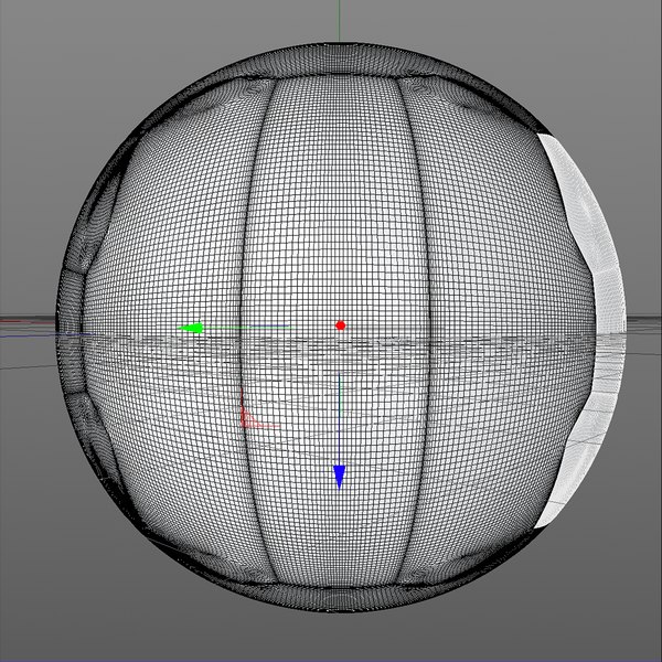 netball ball 3d c4d