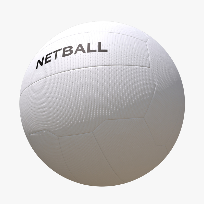 netball ball 3d c4d