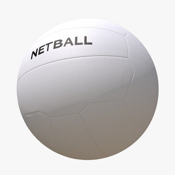 netball ball 3d c4d