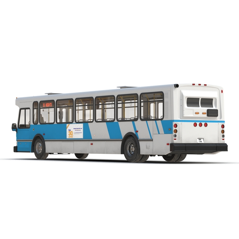 orion v transit bus 3d model