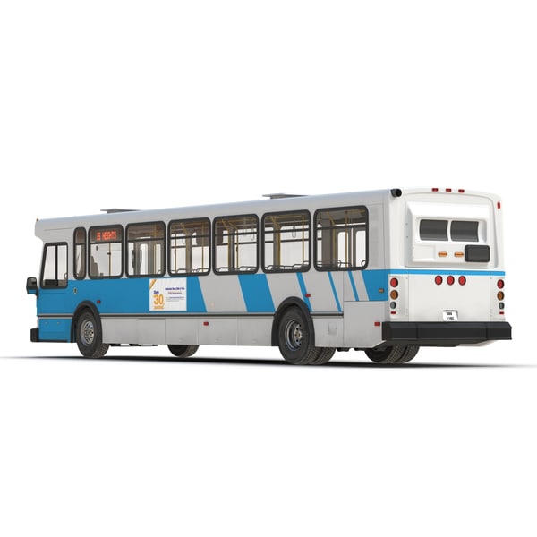 orion v transit bus 3d model