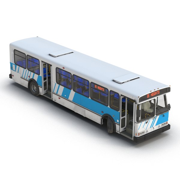 orion v transit bus 3d model