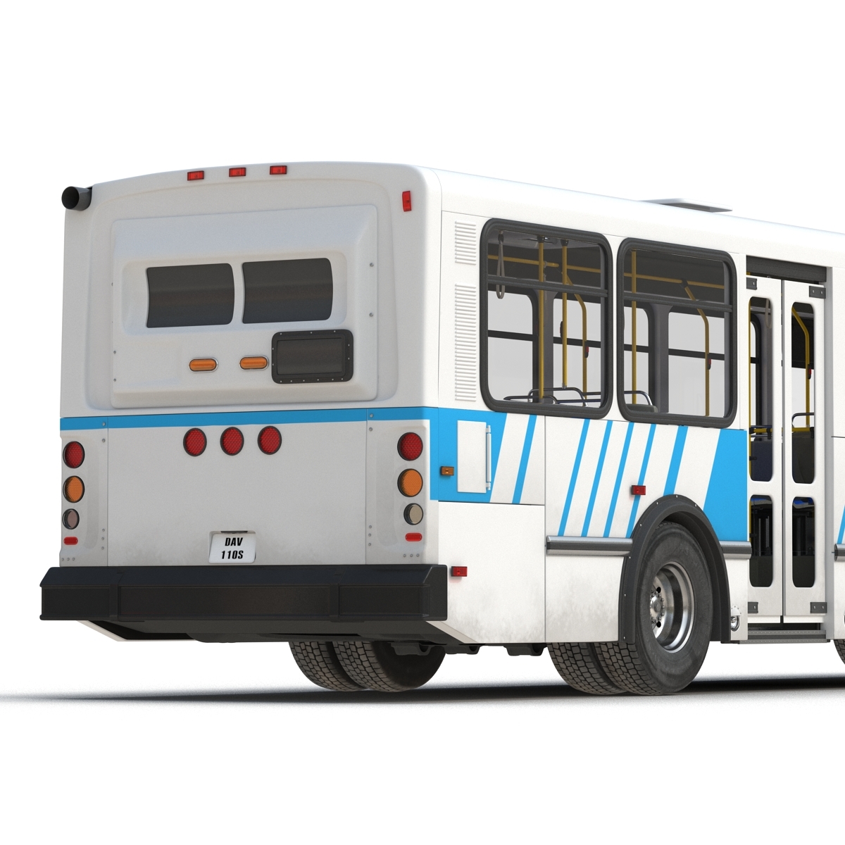 orion v transit bus 3d model