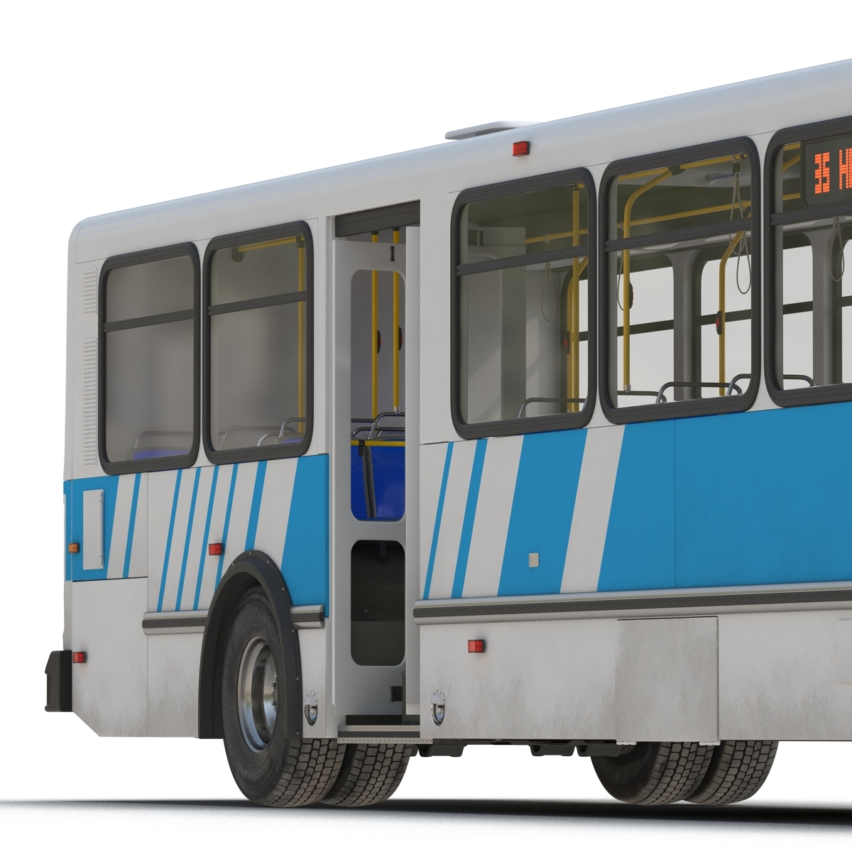 orion v transit bus 3d model