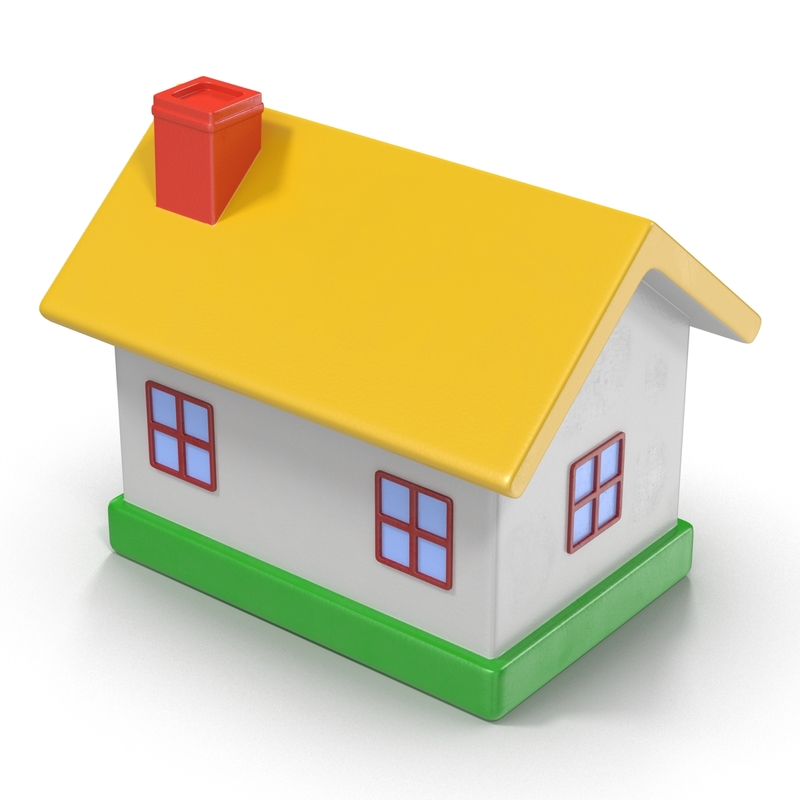 3d toy house model