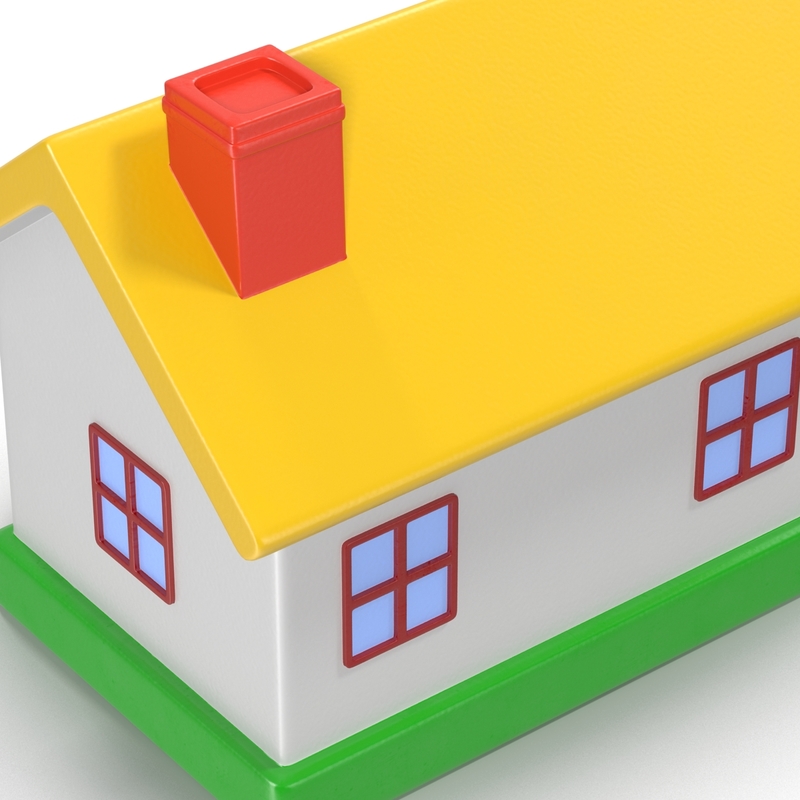 3d toy house model