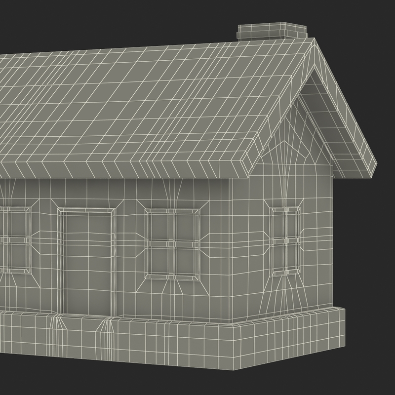 3d toy house model