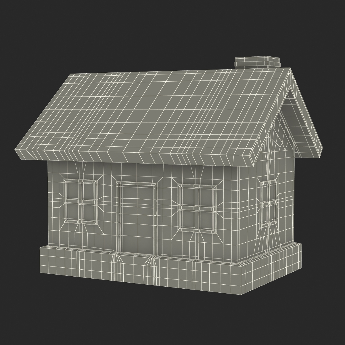 3d toy house model
