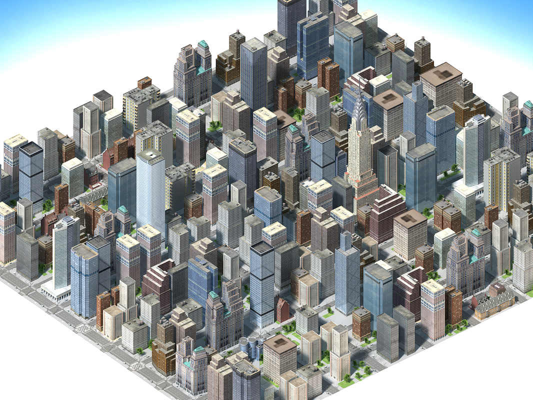 3d city mega real time