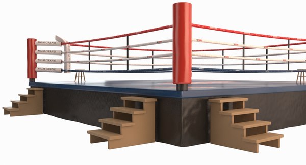 3d model boxing arena